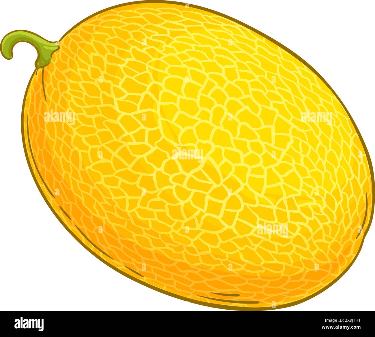 Melon and seeds illustration hi-res stock photography and images - Alamy
