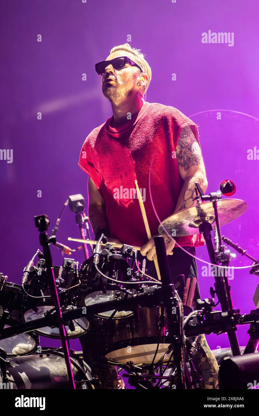 Turin Italy. 25th May 2024. The American band THIRTY SECONDS TO MARS ...