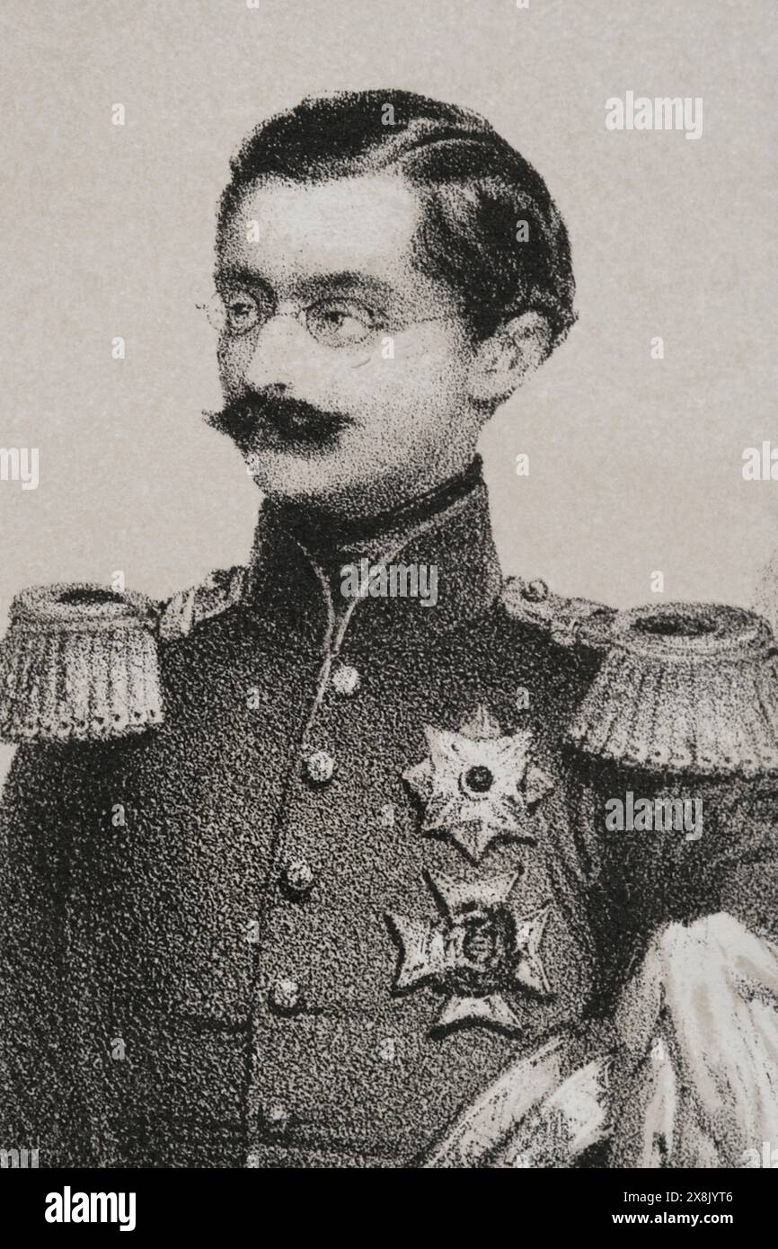 Adolphe (1817-1905). Duke of Nassau (1839-1866) and Grand Duke of ...