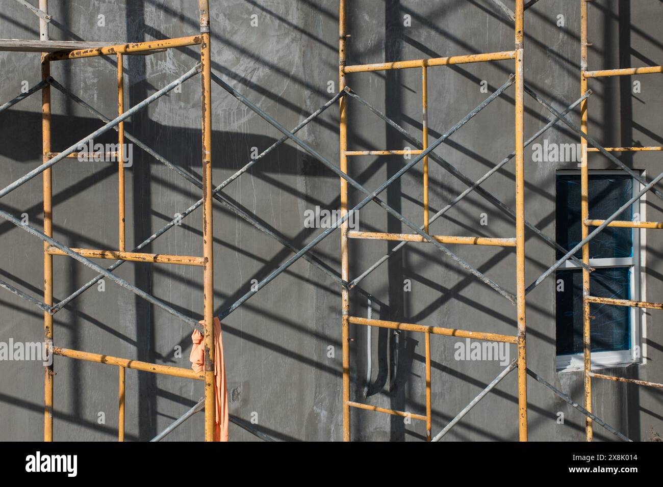 Unfinished construction project in the Cayman Islands Caribbean. the ...