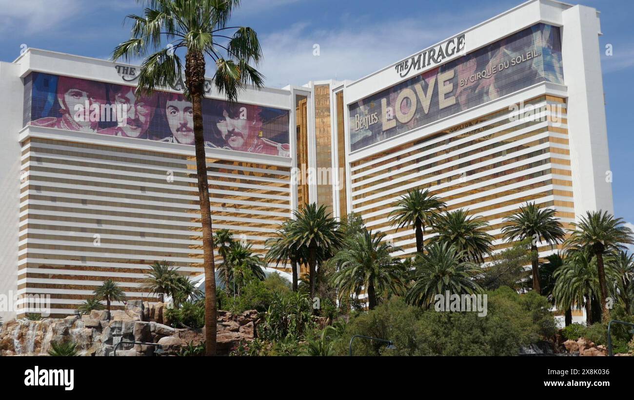 Las Vegas, Nevada, USA 15th May 2024 The Mirage Hotel & Casino at 3400 ...