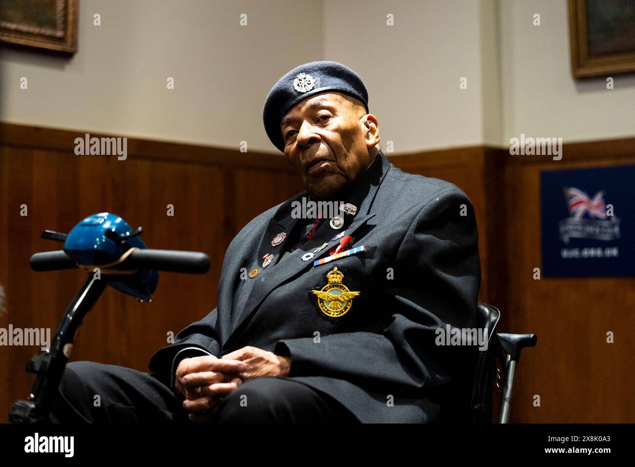 Normandy veteran Gilbert Clarke, who was born in Montego Bay, Jamaica ...