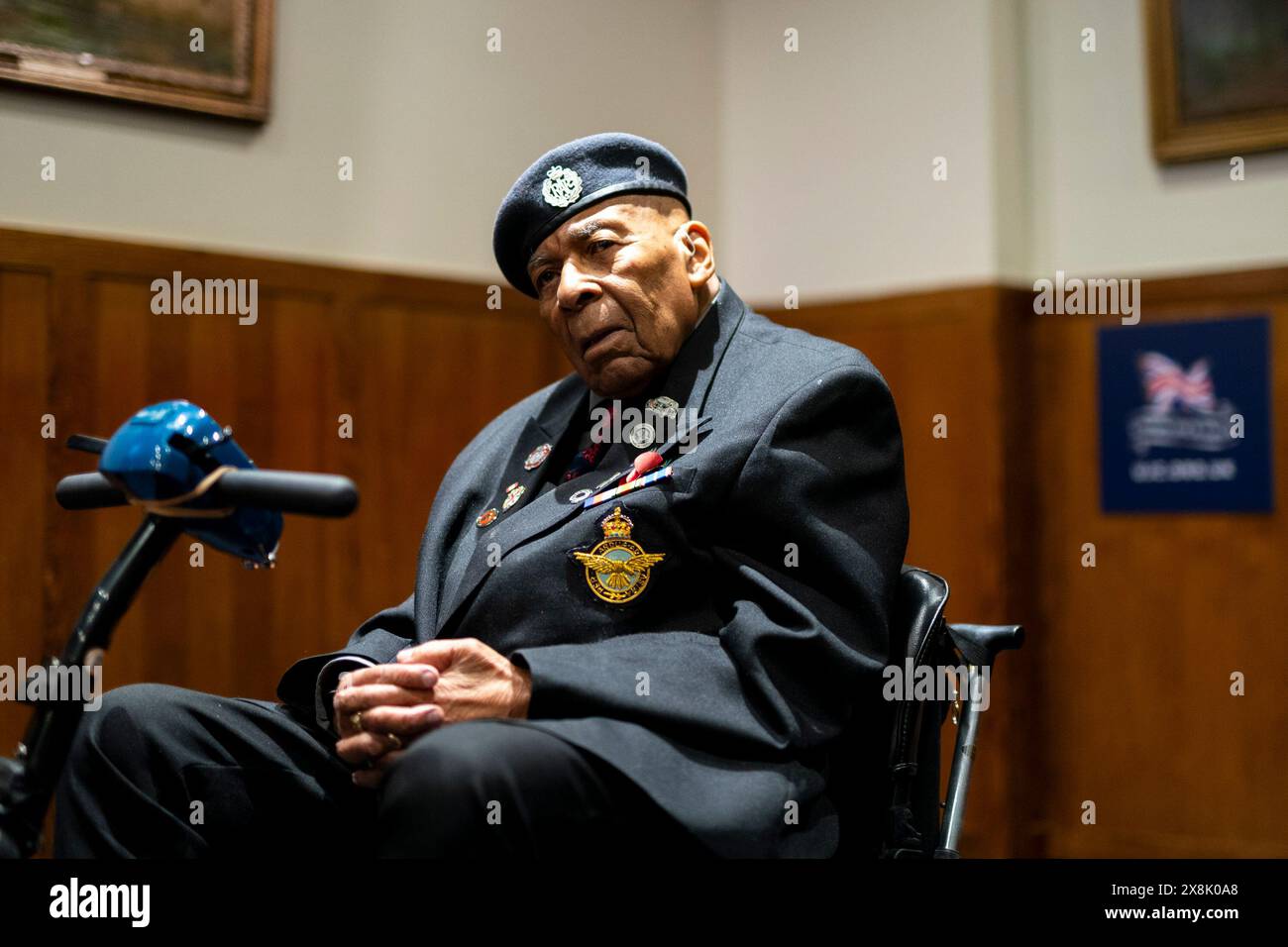 Normandy veteran Gilbert Clarke, who was born in Montego Bay, Jamaica ...
