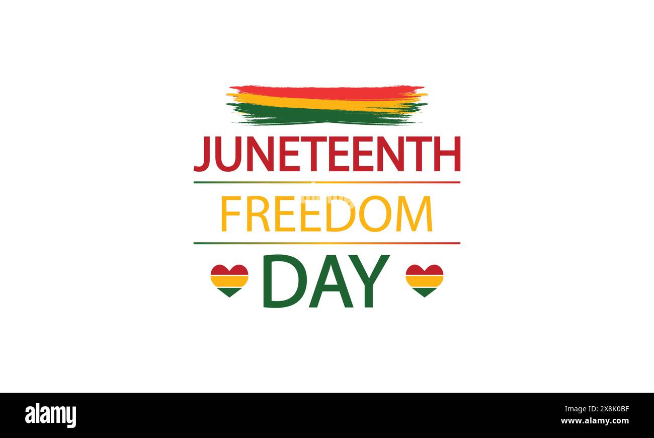 Honoring Juneteenth Freedom Day with Creative Flag Design Stock Vector ...