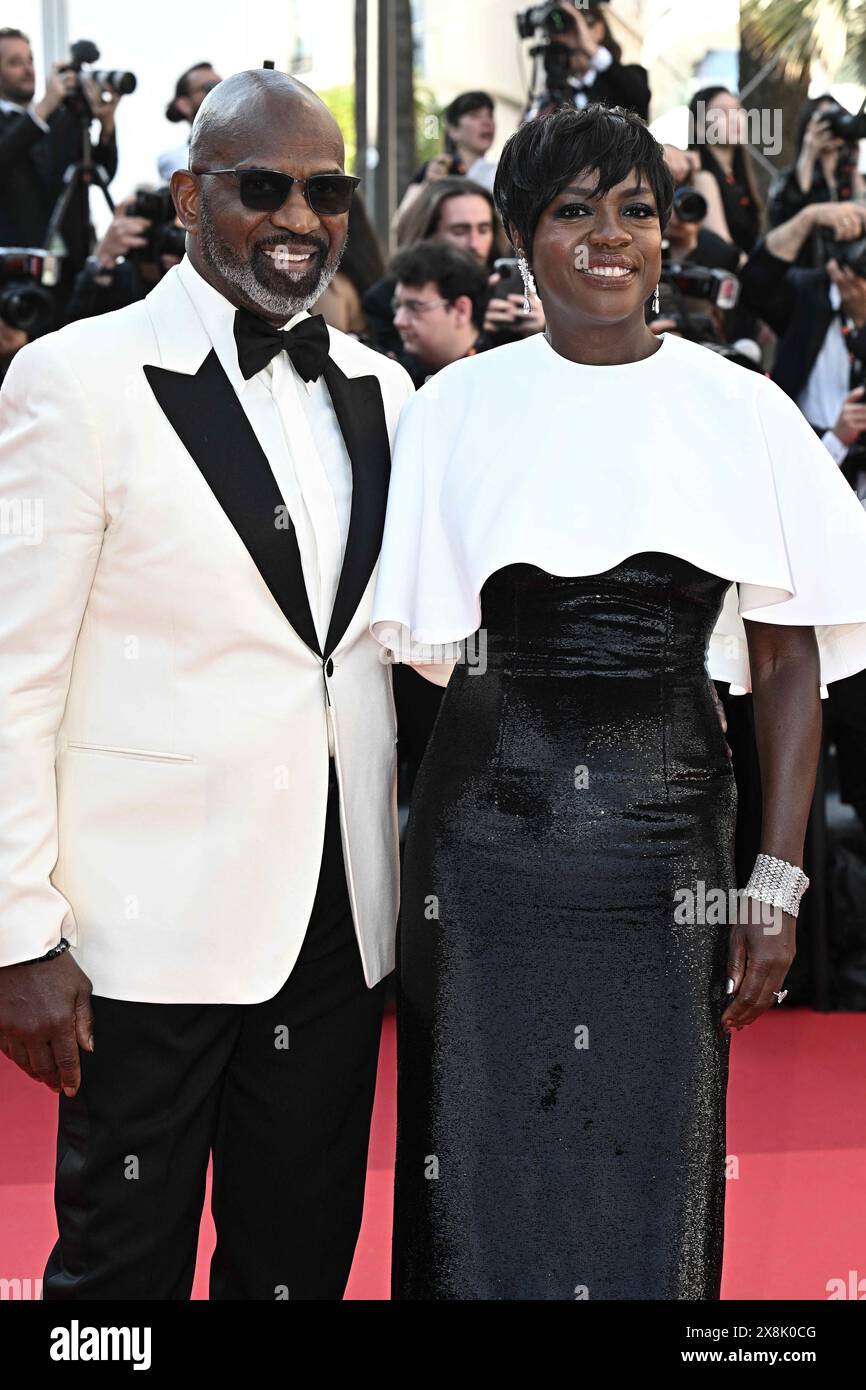 Cannes, France. 26th May, 2024. Julius Tennon and Viola Davis attend ...