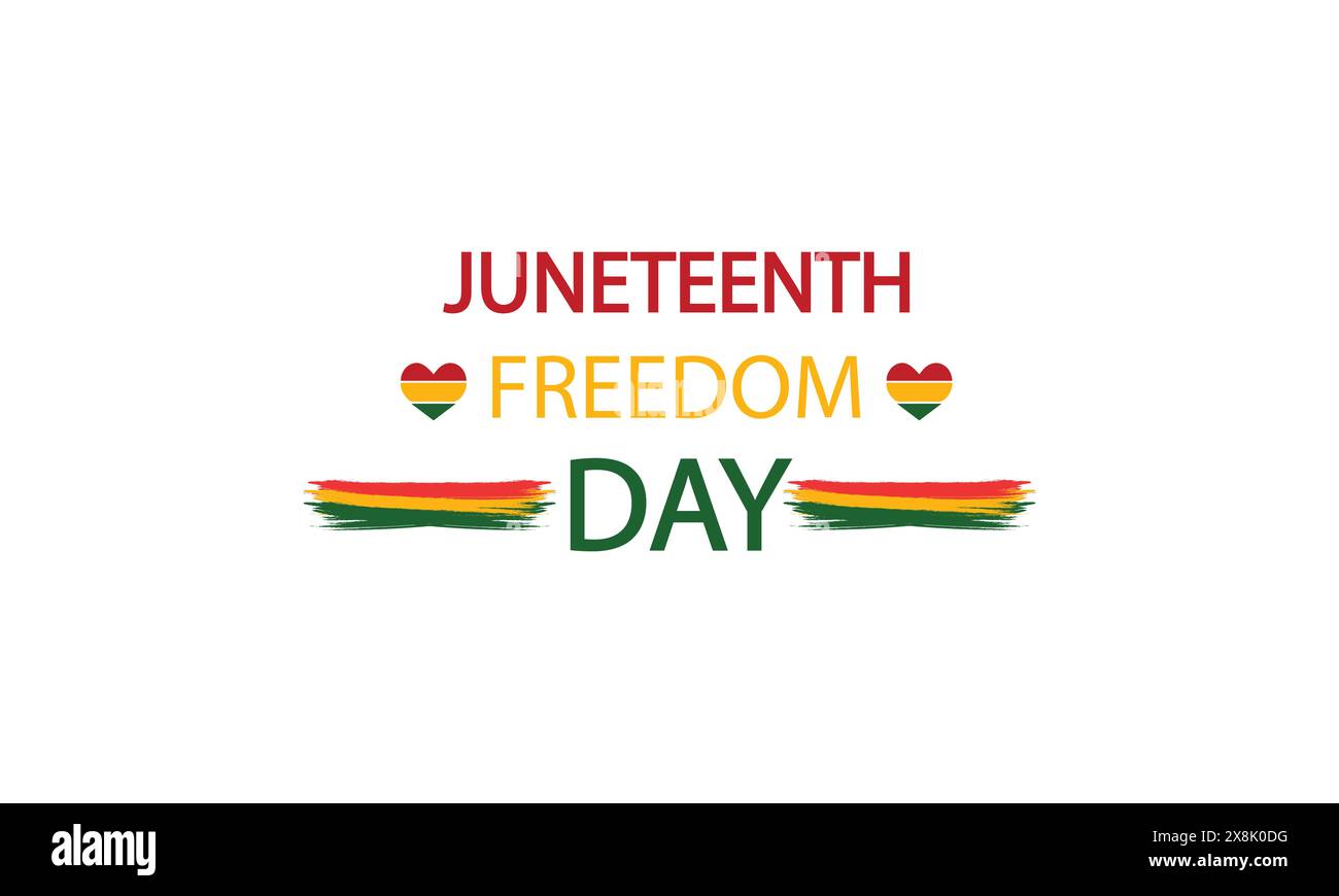 Honoring Juneteenth Freedom Day with Creative Flag Design Stock Vector ...