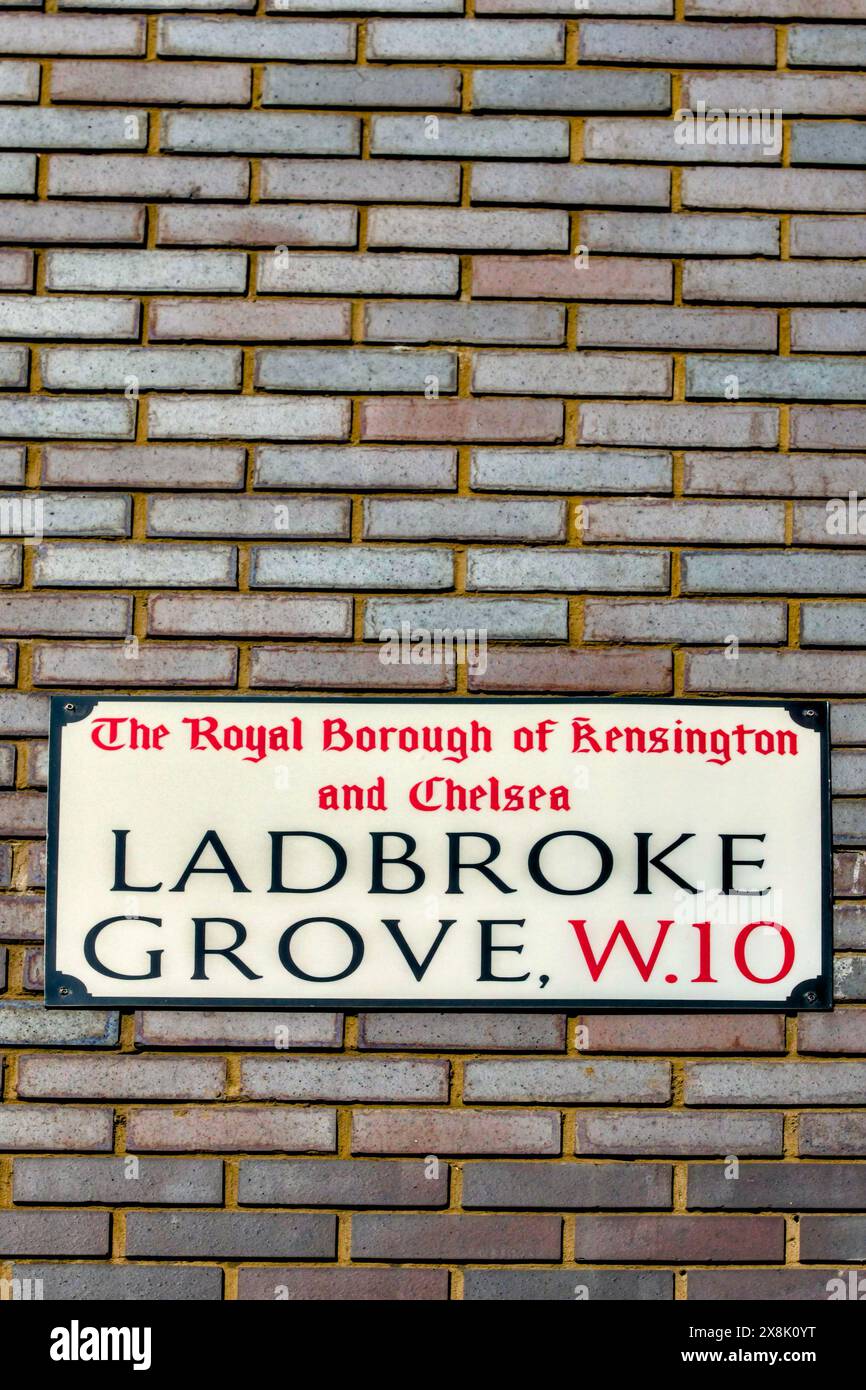 Ladbroke Grove, Royal Borough of Kensington & Chelsea, London, England ...