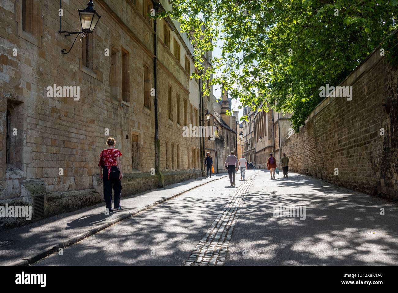 Brasenose Lane, Oxford Stock Photo - Alamy