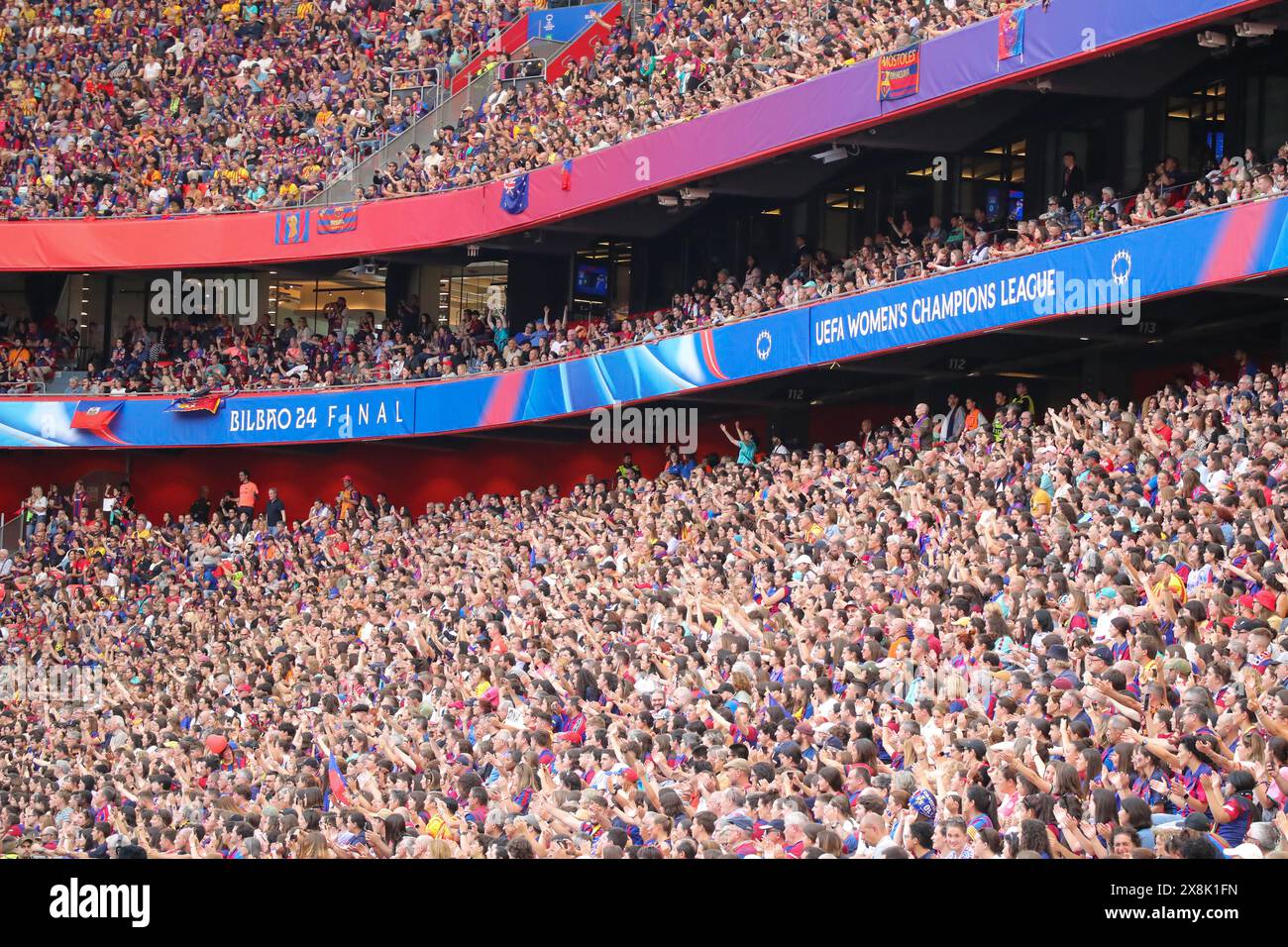 Bilbao, Spain. 25th May, 2024. BILBAO, SPAIN - MAY 25: The attendance ...