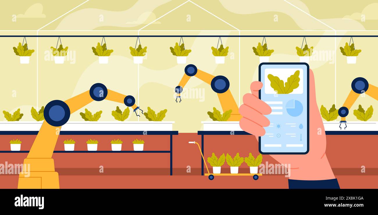 Automation in growing agricultural plants, harvesting with innovation ...