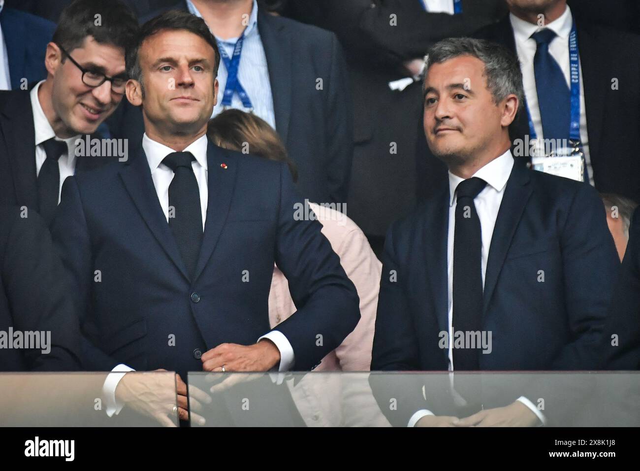 Emmanuel macron 25 may 2024 stadium hi-res stock photography and images ...