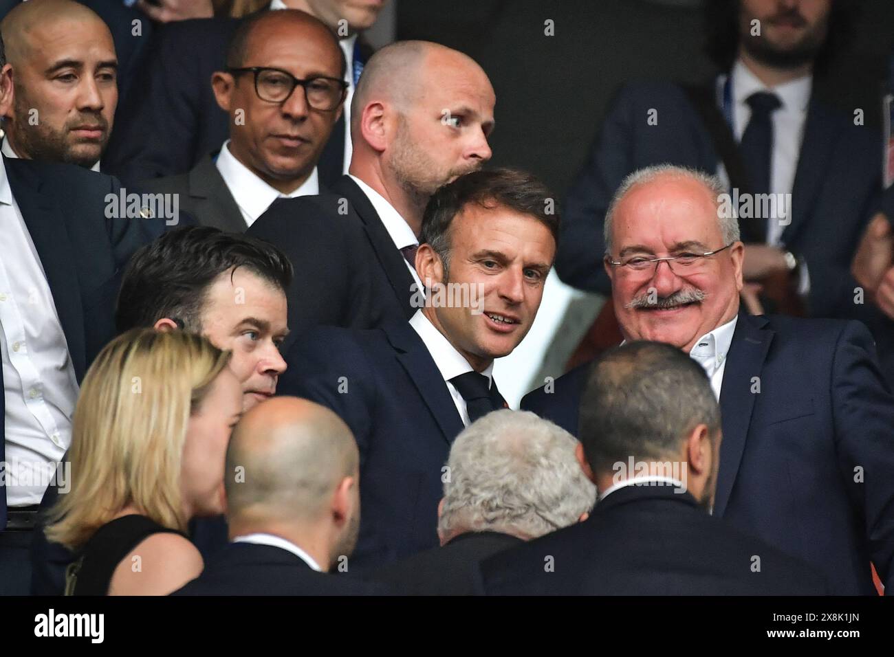 Emmanuel macron 25 may 2024 stadium hi-res stock photography and images ...