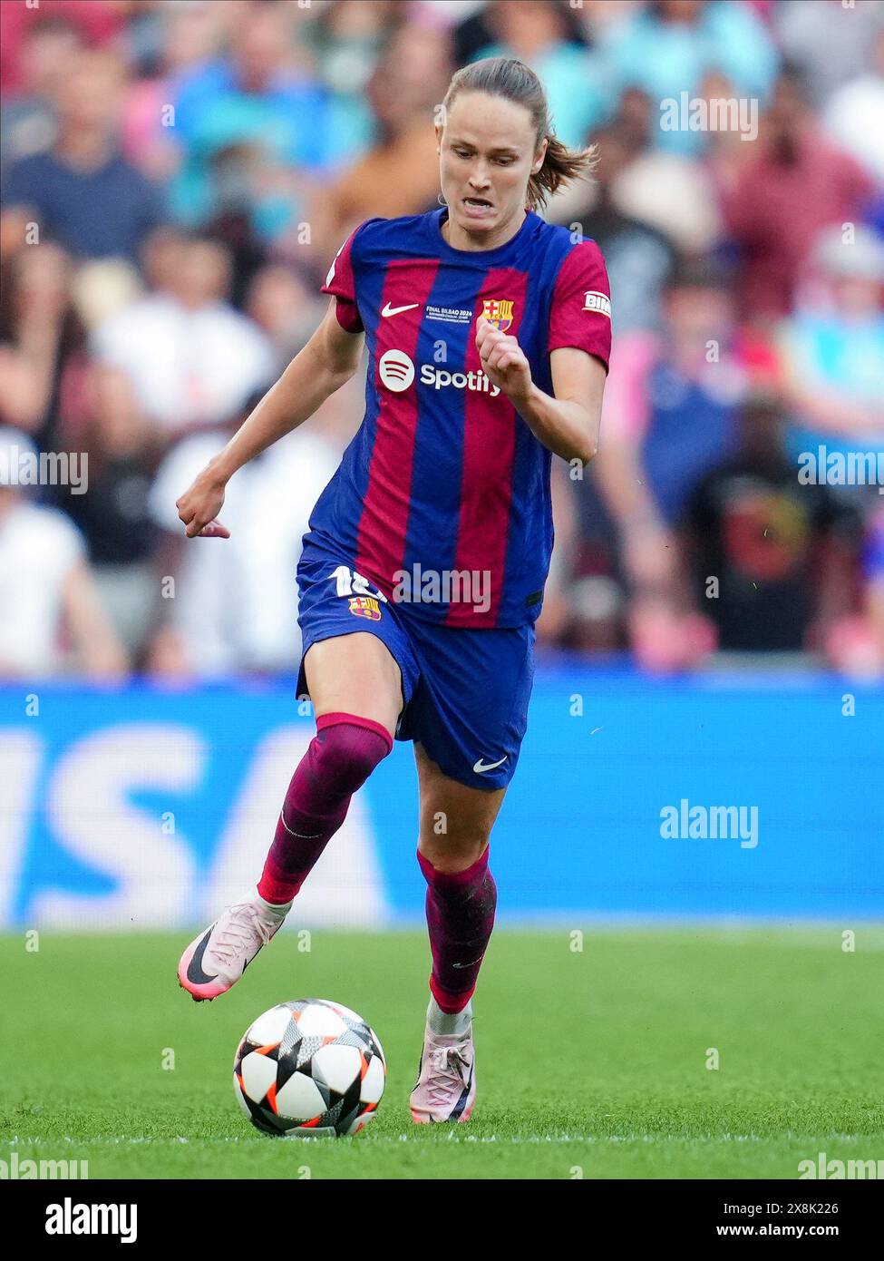 Barcelona, Spain. 25th May, 2024. Caroline Graham Hansen of FC ...
