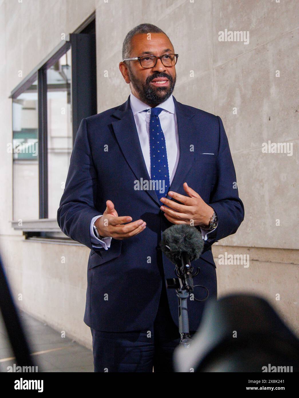 James cleverly at the bbc hi-res stock photography and images - Alamy