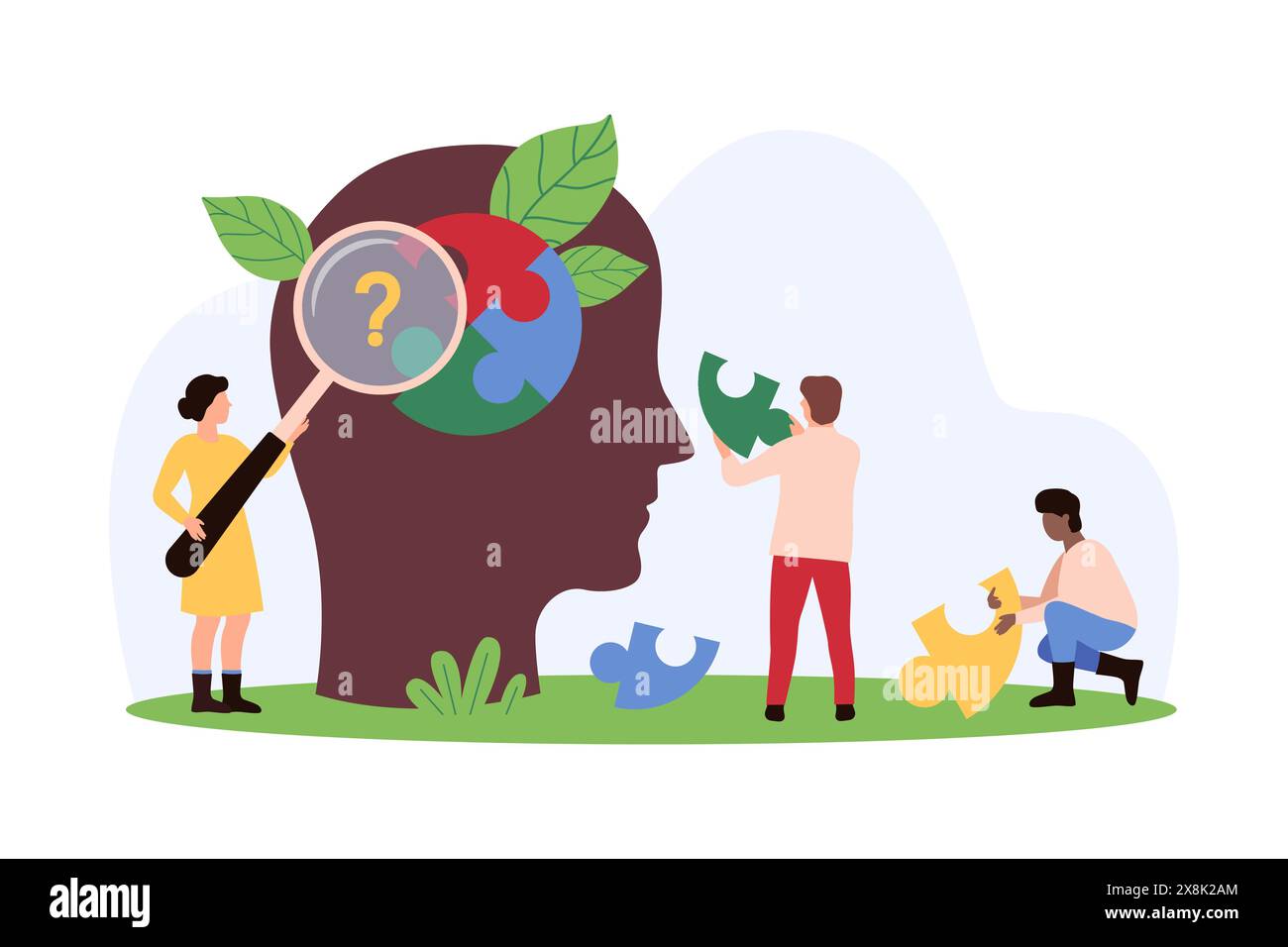 Mental health, medical support in brain disorders of patient, memory ...