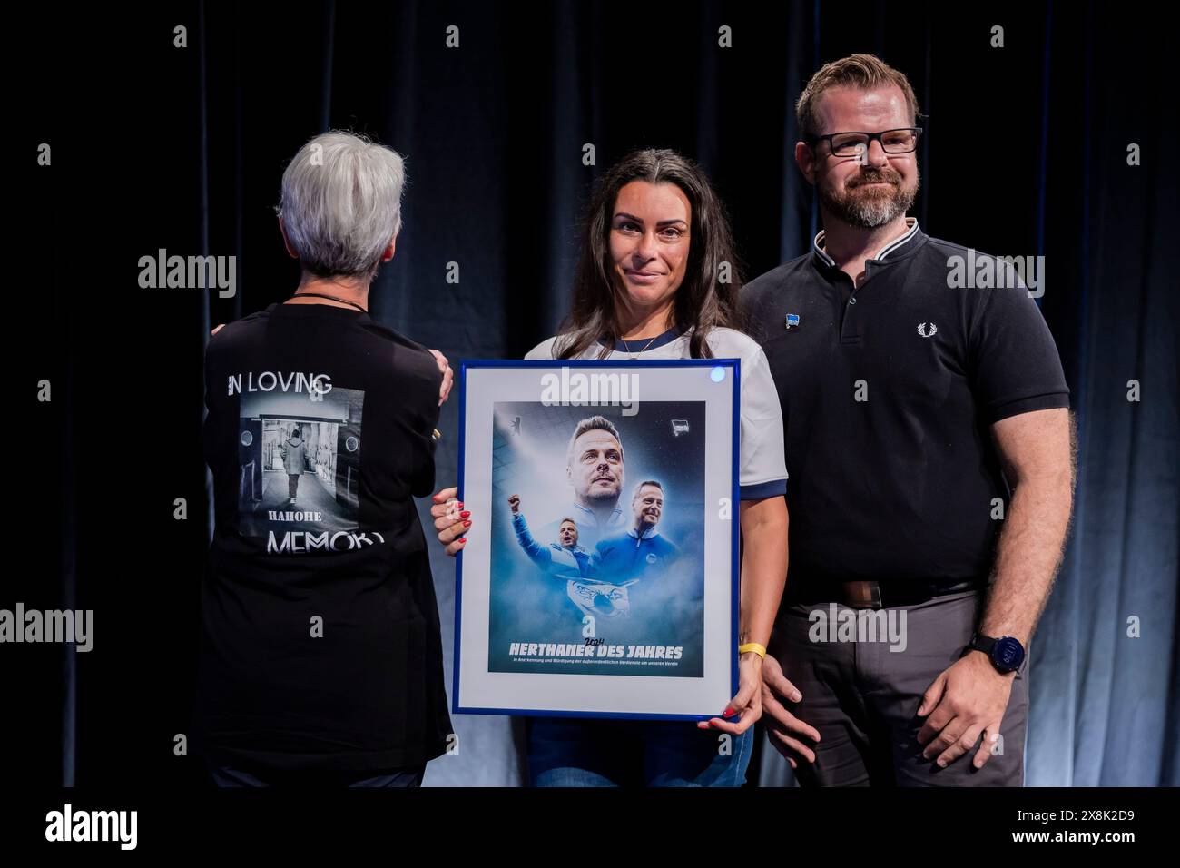 26 May 2024, Berlin: Kerstin (l-r), mother of former and suddenly ...