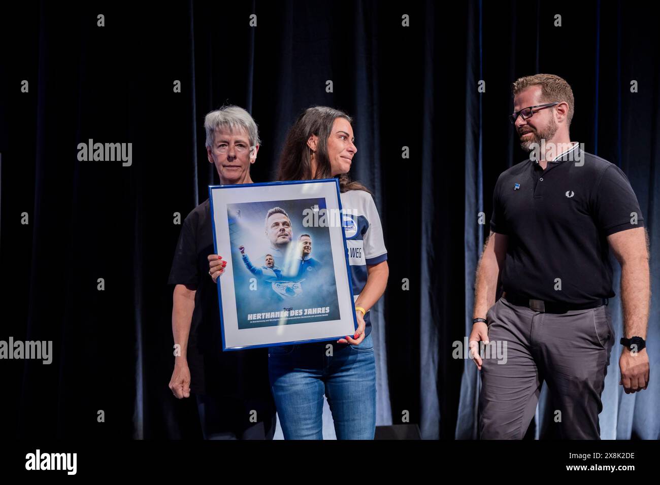26 May 2024, Berlin: Kerstin (l-r), mother of former and suddenly ...