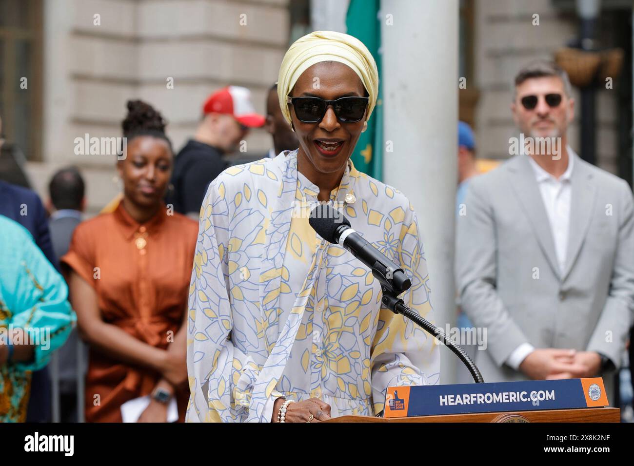 Bowling Green, New York, USA, May 25, 2024 - Fatima Kyari Mohammed ...