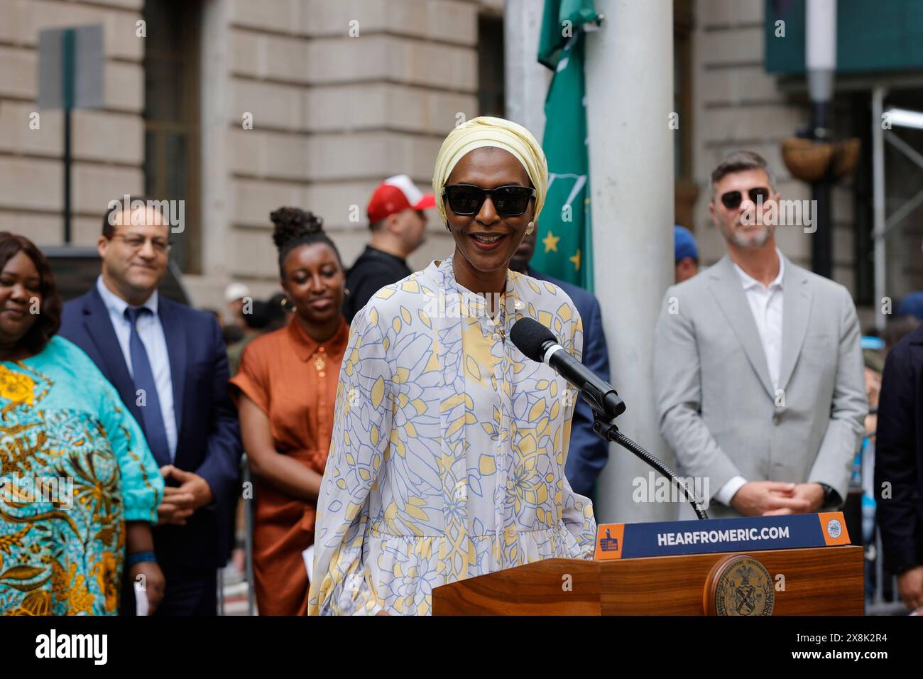 Bowling Green, New York, USA, May 25, 2024 - Fatima Kyari Mohammed ...