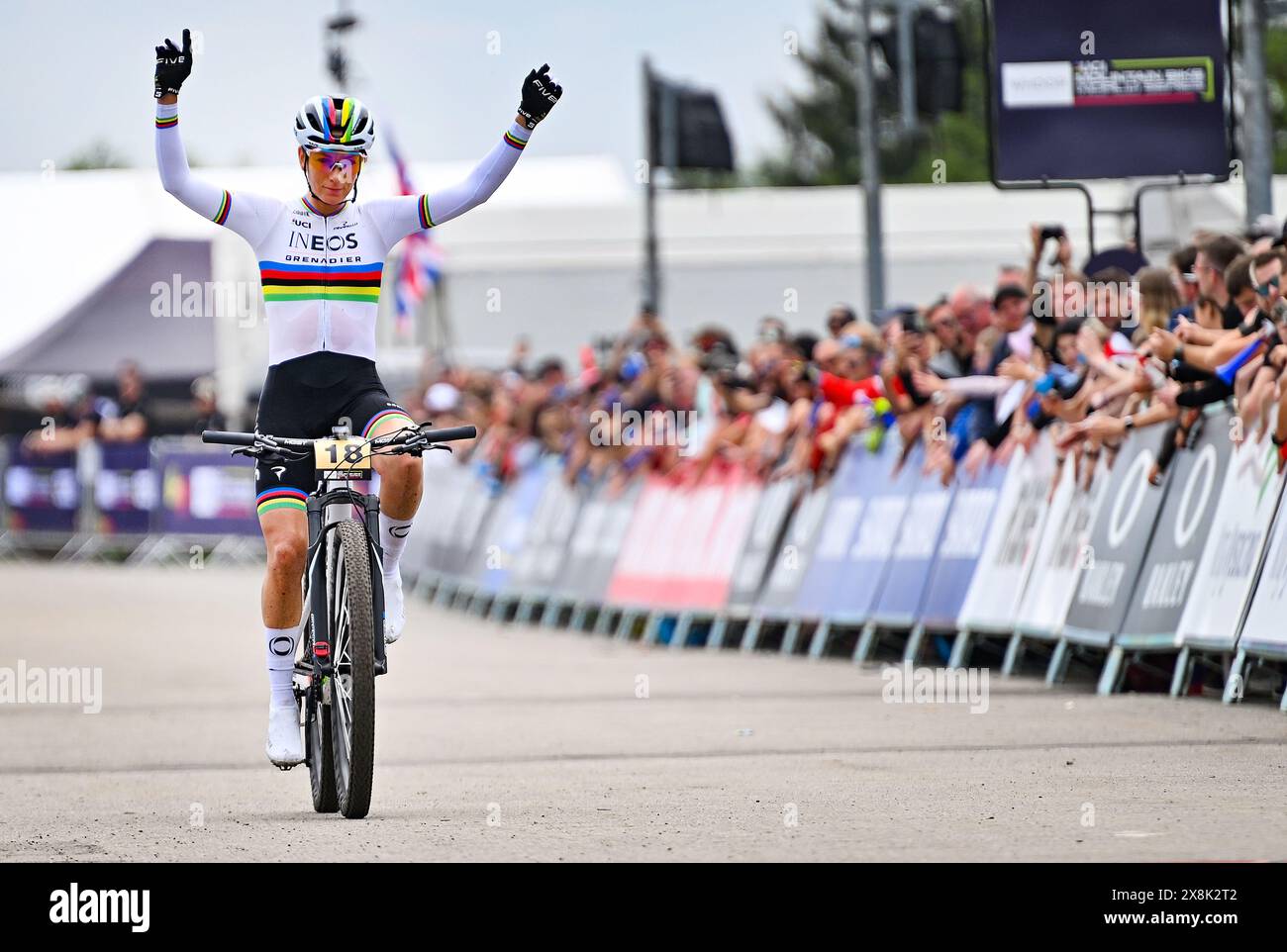 The UCI Mountain Bike World Cup in Nove Mesto na Morave, Czech Republic ...
