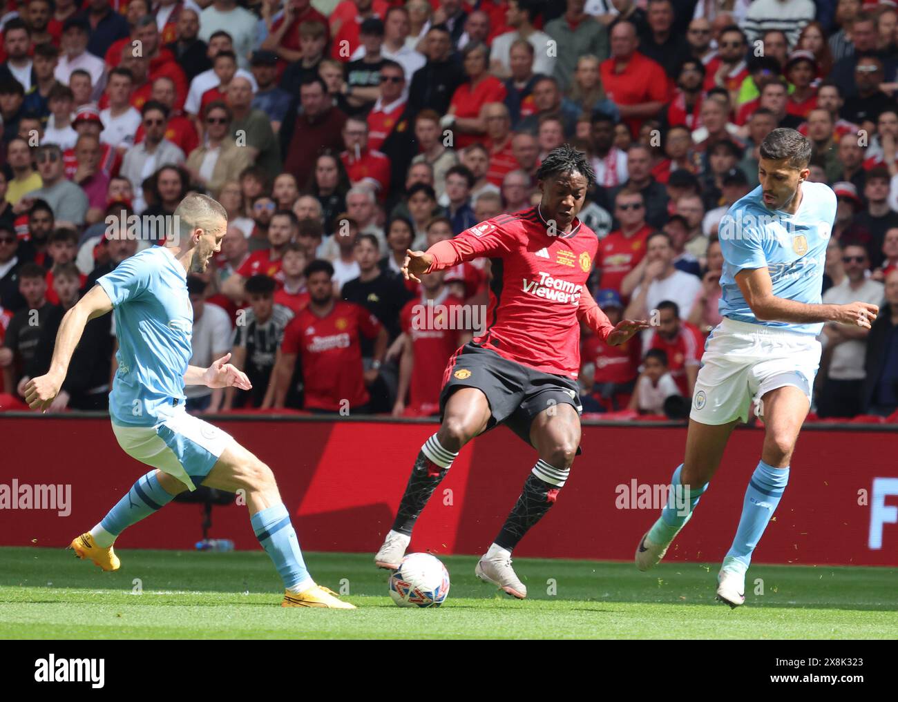 Kobbie mainoo fa cup final may 2024 hi-res stock photography and images ...