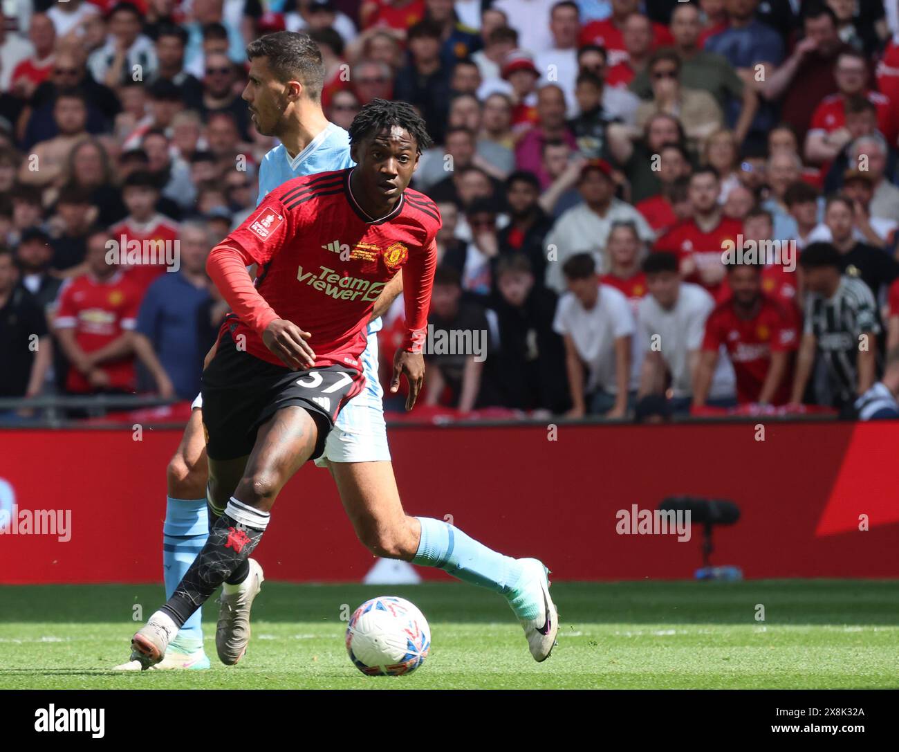 Kobbie mainoo fa cup final may 2024 hi-res stock photography and images ...