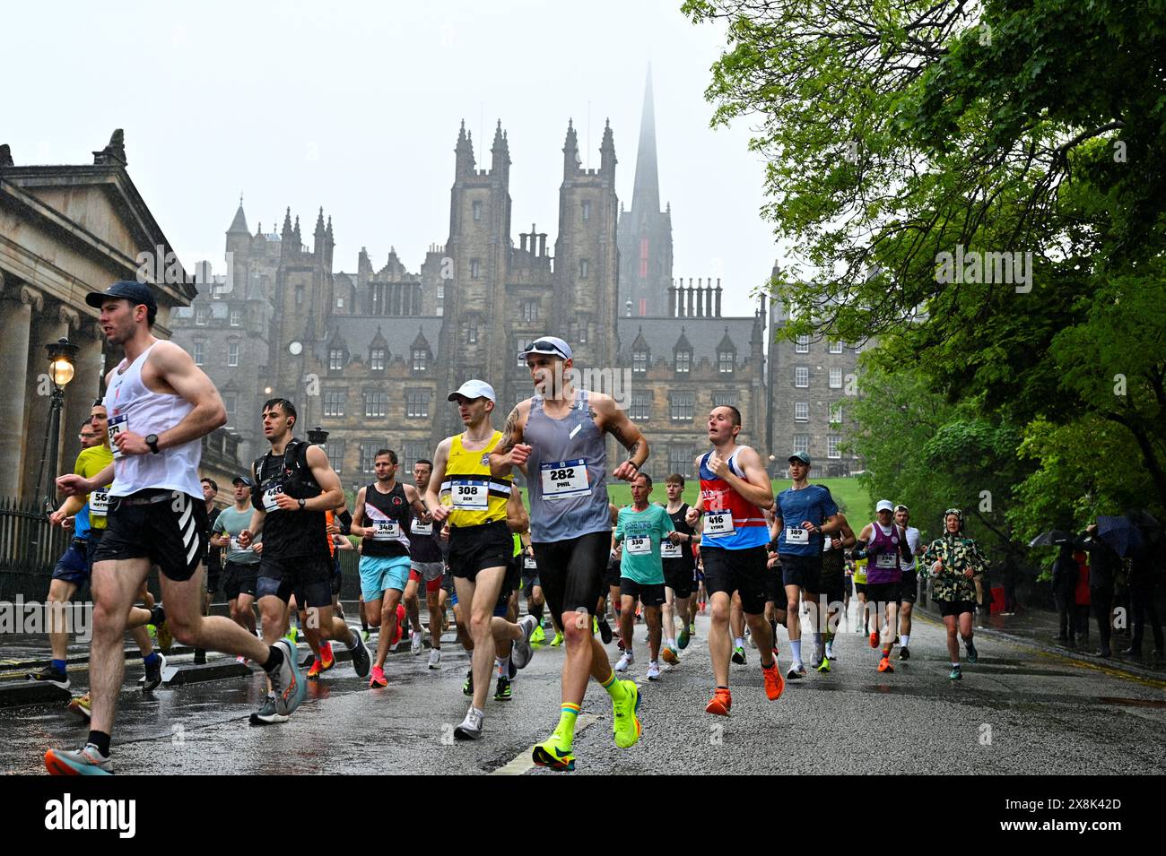 Edinburgh, Scotland, UK. 26th May 2024. The Edinburgh Marathon with ...