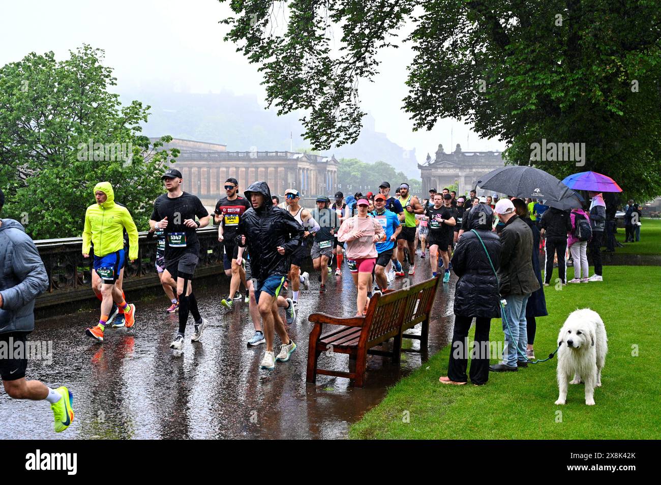 Edinburgh, Scotland, UK. 26th May 2024. The Edinburgh Marathon with ...