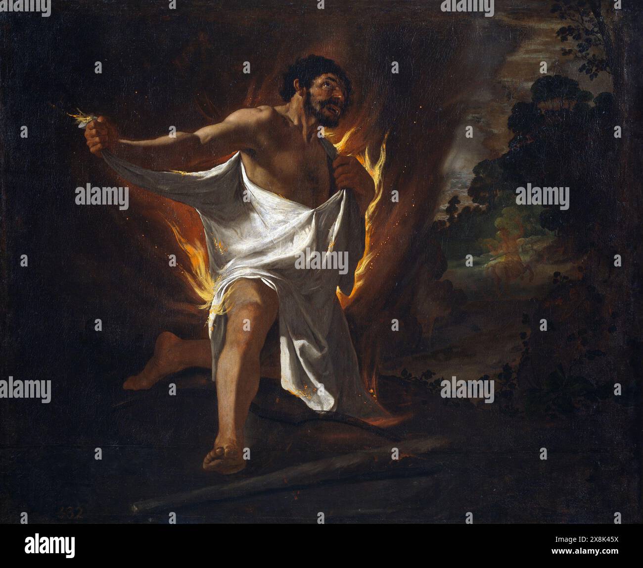 The Death of Hercules (1634) by Francisco de Zurbarán Stock Photo - Alamy