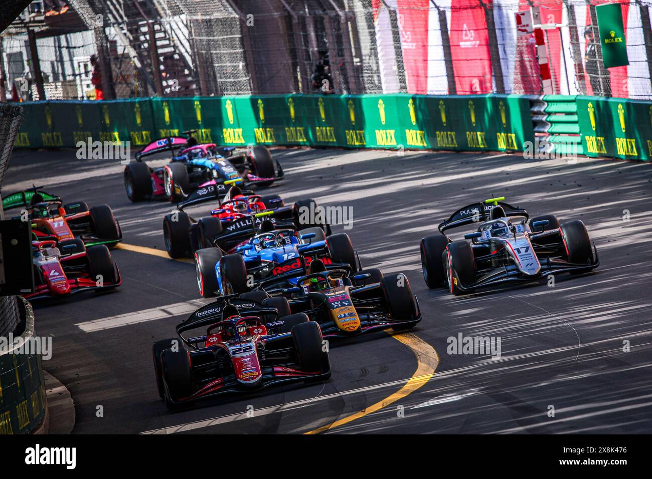 22 VERSCHOOR Richard (nld), Trident, Dallara F2 2024, 20 HADJAR Isack ...