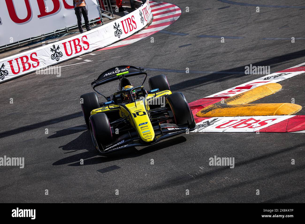 10 BORTOLETO Gabriel (bra), Invicta Racing, Dallara F2 2024, action ...