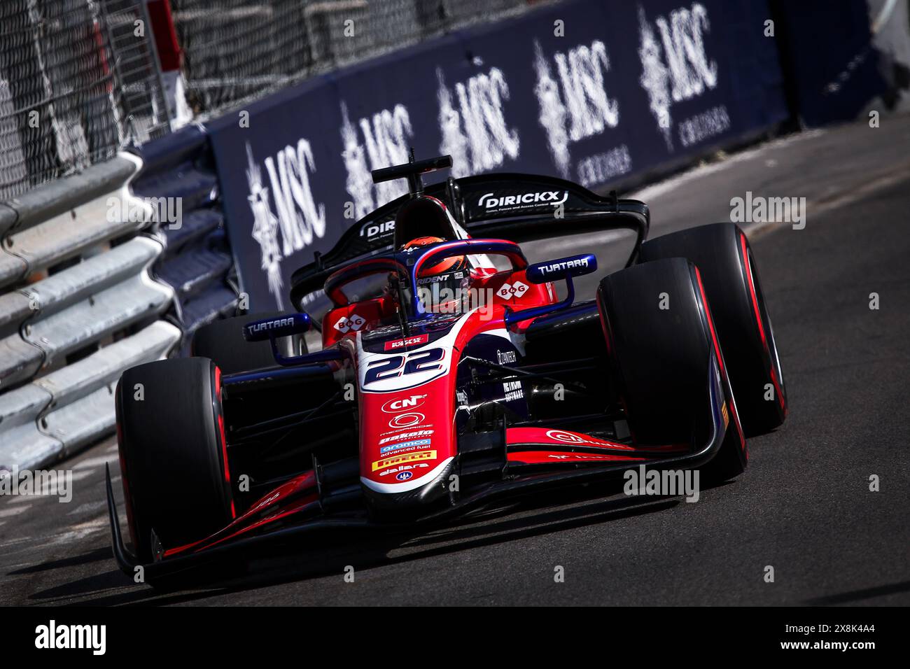 22 VERSCHOOR Richard (nld), Trident, Dallara F2 2024, action during the ...