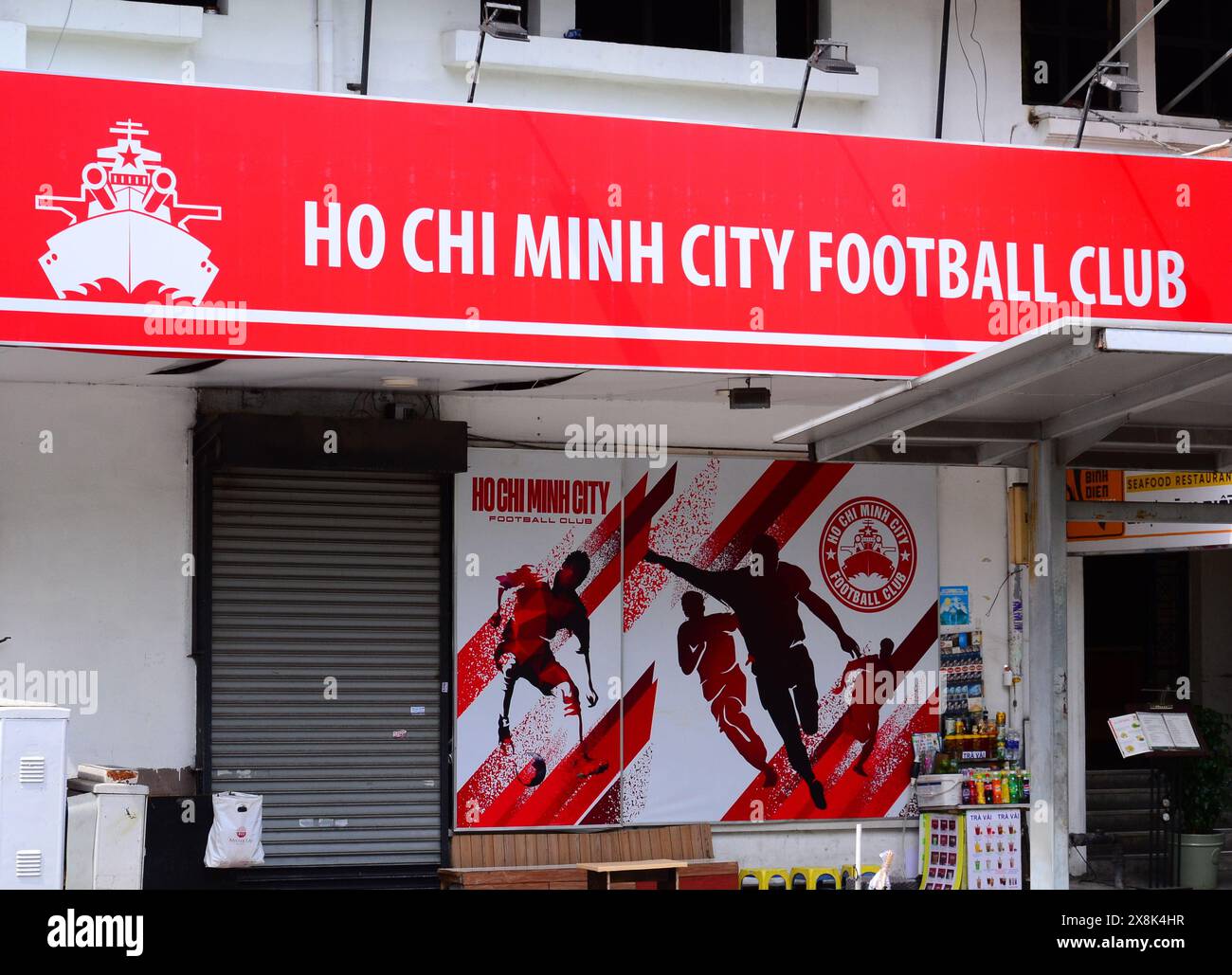 Sign for Ho Chi Minh City Football Club, in Ho Chi Minh City, Vietnam ...