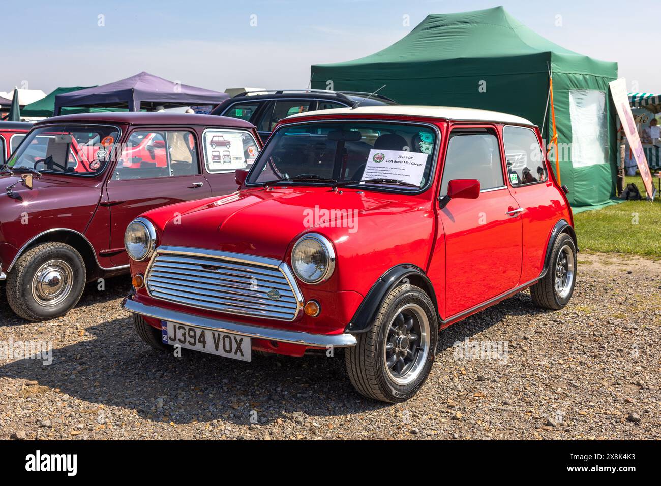 1991 Mini Cooper, on display at the Best of British Airshow held at ...