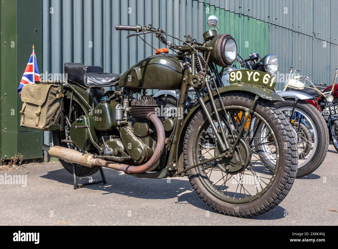 1942 BSA WM20, on display at the Best of British Airshow held at ...