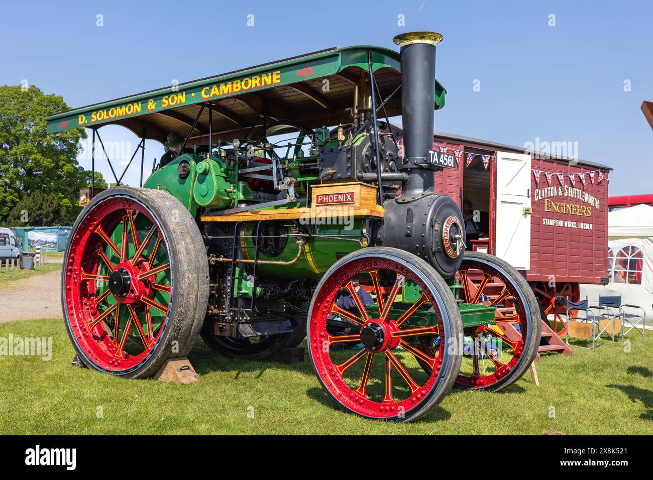 1919 Clayton & Shuttleworth traction engine No. 48279 Phoenix, on ...