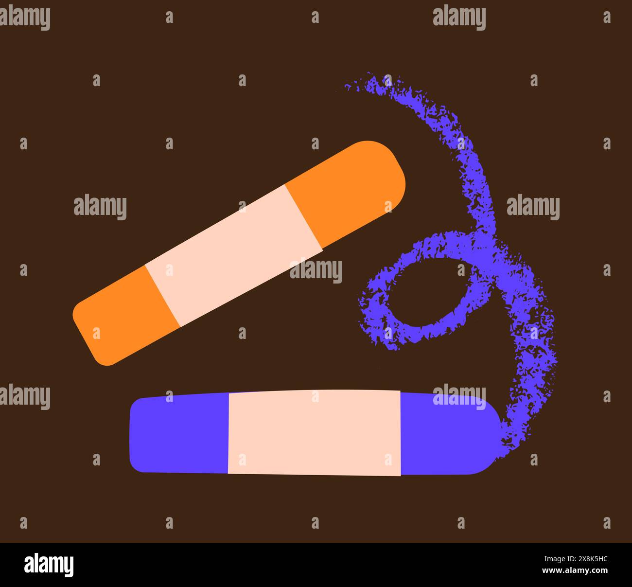Pastel crayons pastel crayons vector Stock Vector Image & Art - Alamy
