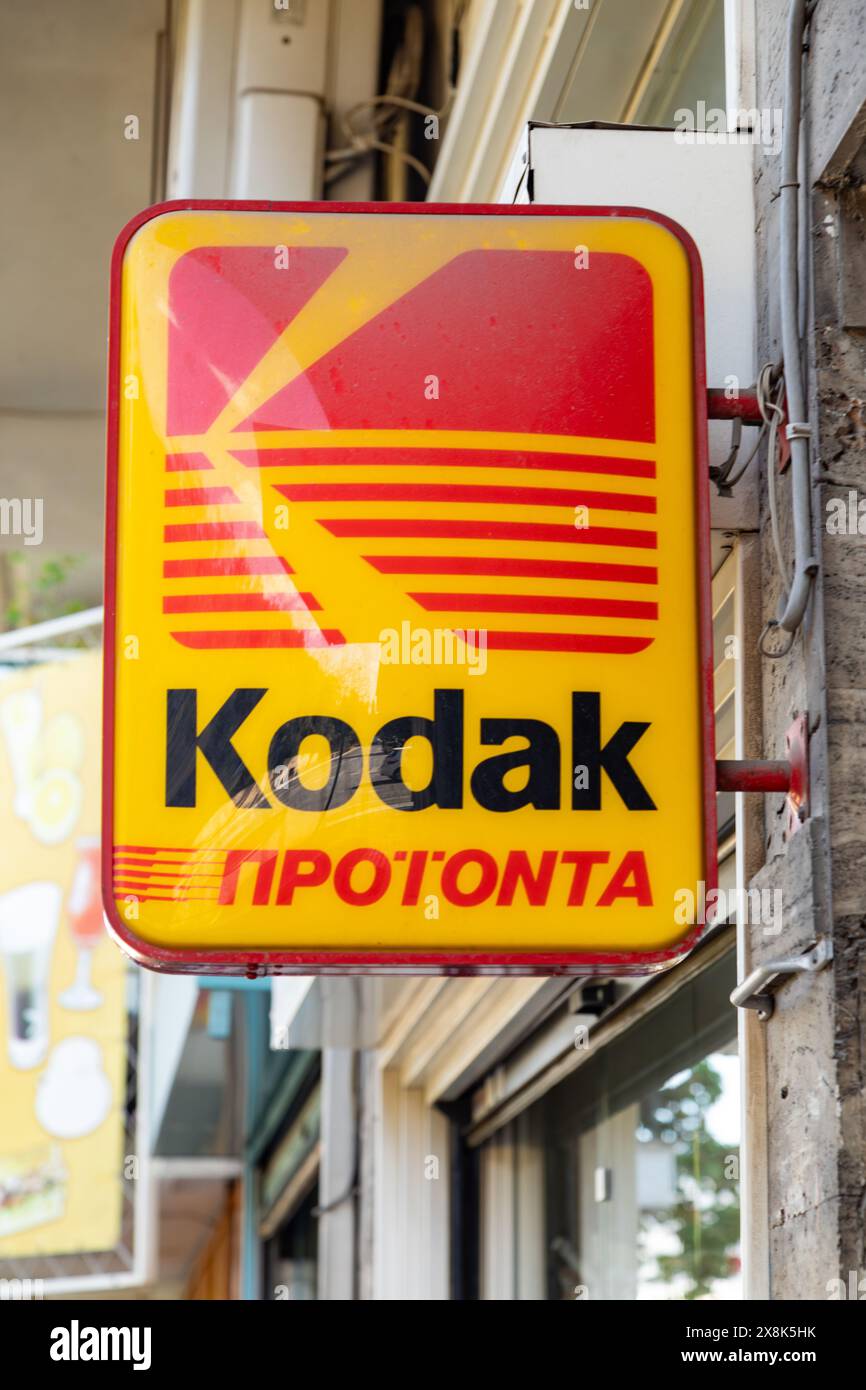 Greek kodak sign hi-res stock photography and images - Alamy