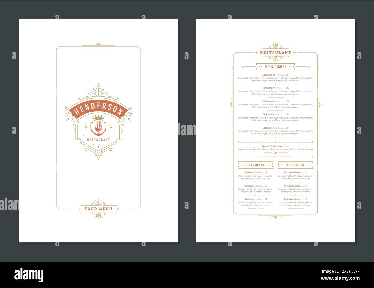 Victorian dinner menu hi-res stock photography and images - Alamy