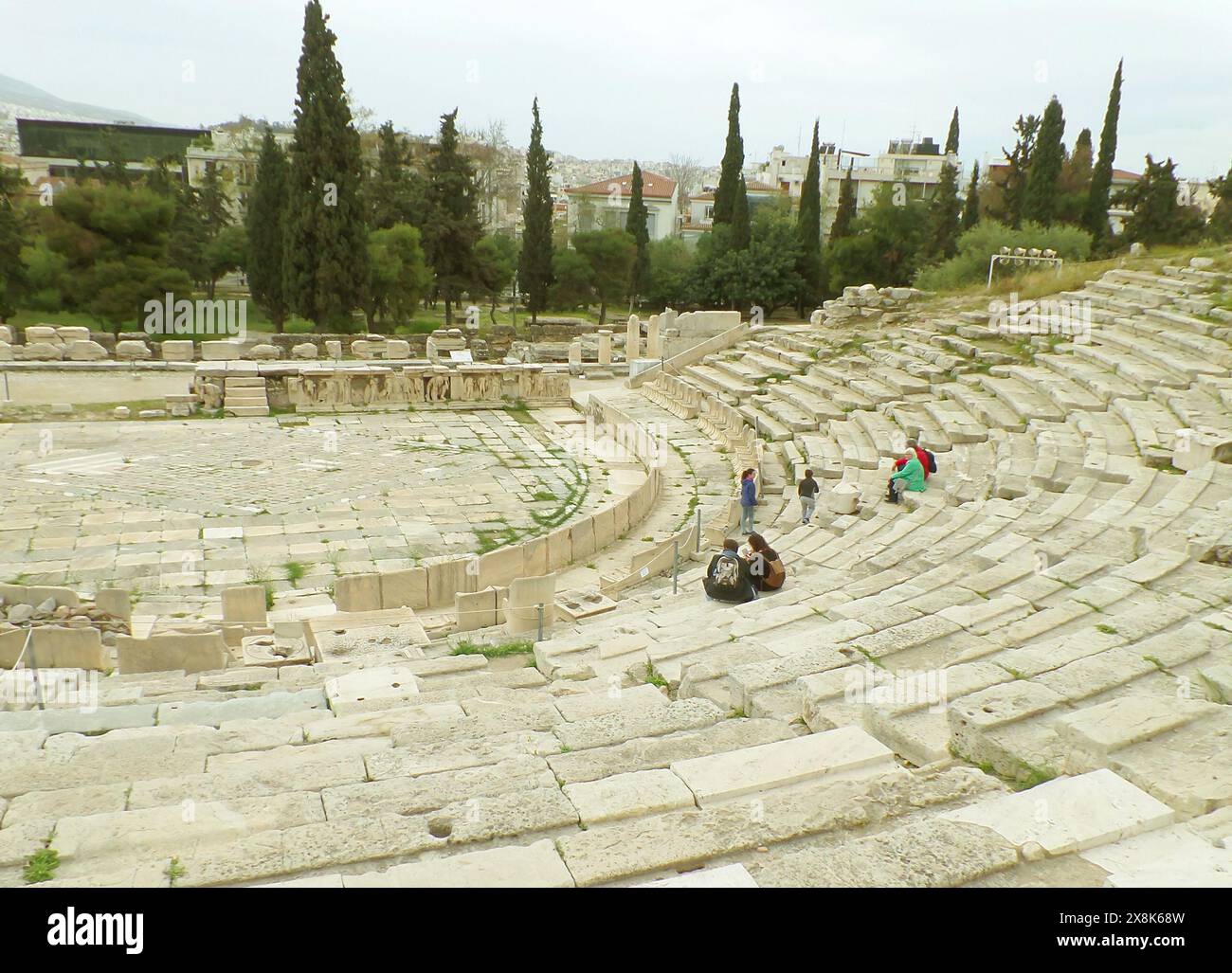 Remains of Theatre of Dionysus Eleuthereus, an Ancient Greek Theatre Built on the Slope of ...