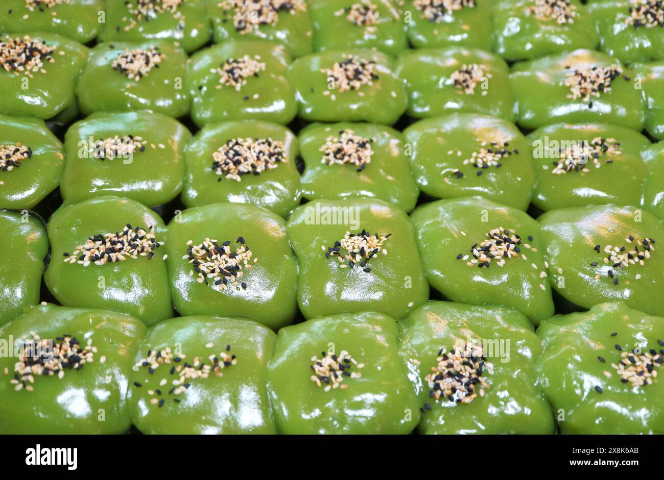 Thai Layered Coconut Milk and Tapioca Pudding Called Khanom Tako ...