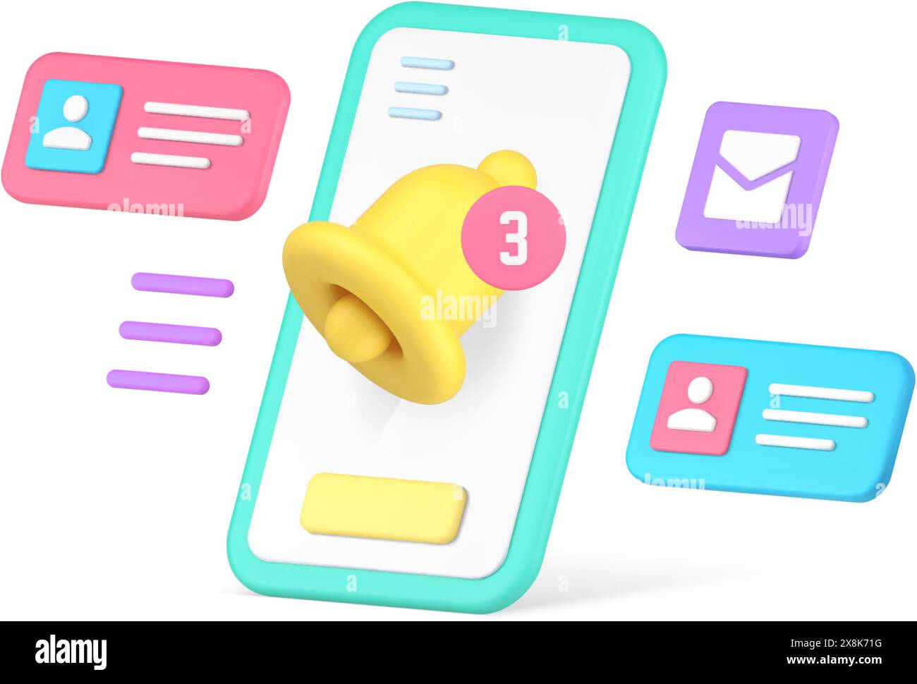 3d rendering email inbox Stock Vector Images - Alamy