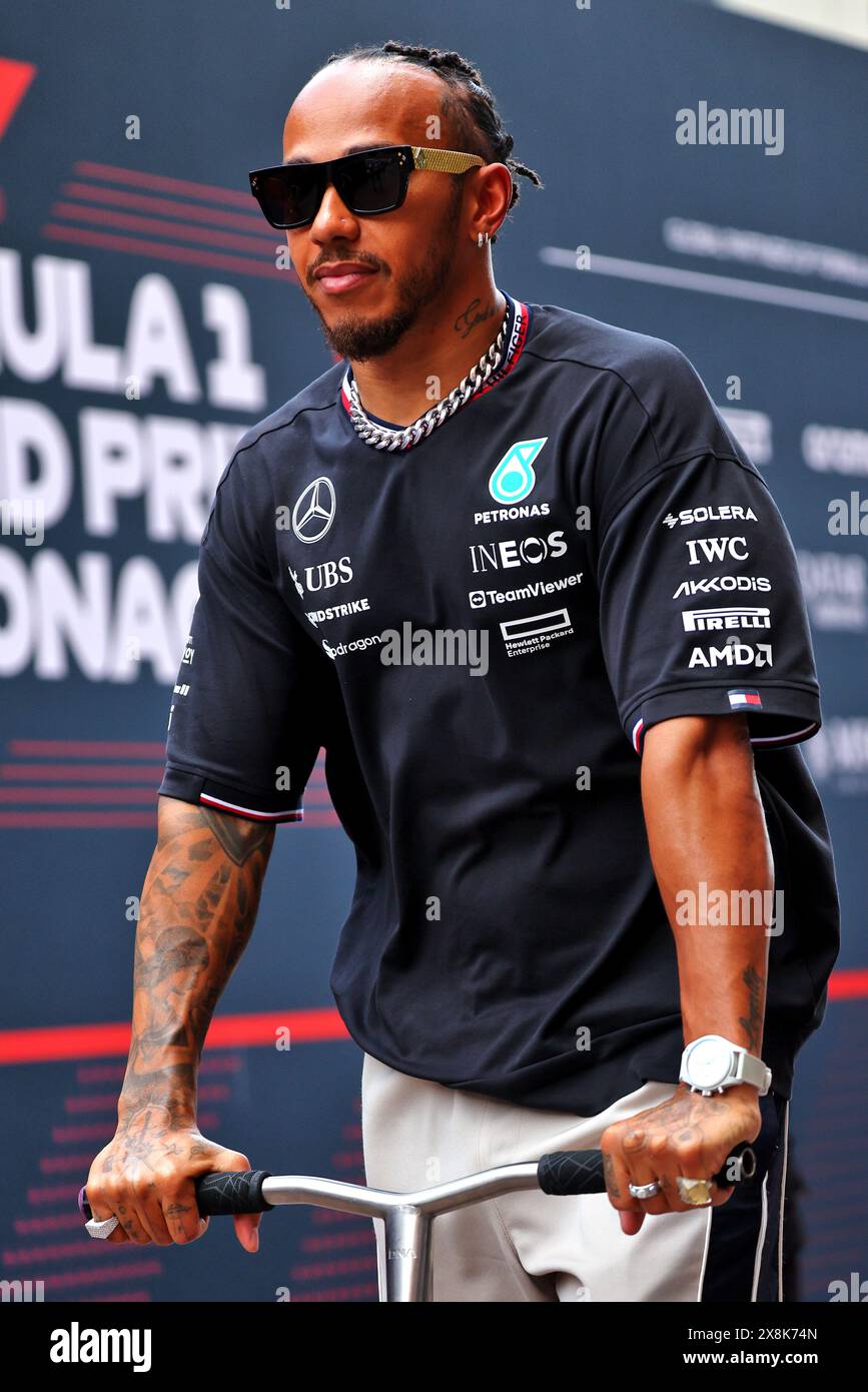 Monaco, Monte Carlo. 26th May, 2024. Lewis Hamilton (GBR) Mercedes AMG ...