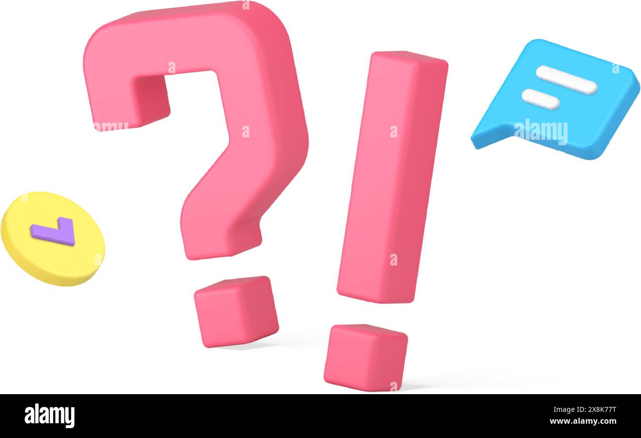 Question mark exclamation point communication chat discussion ...