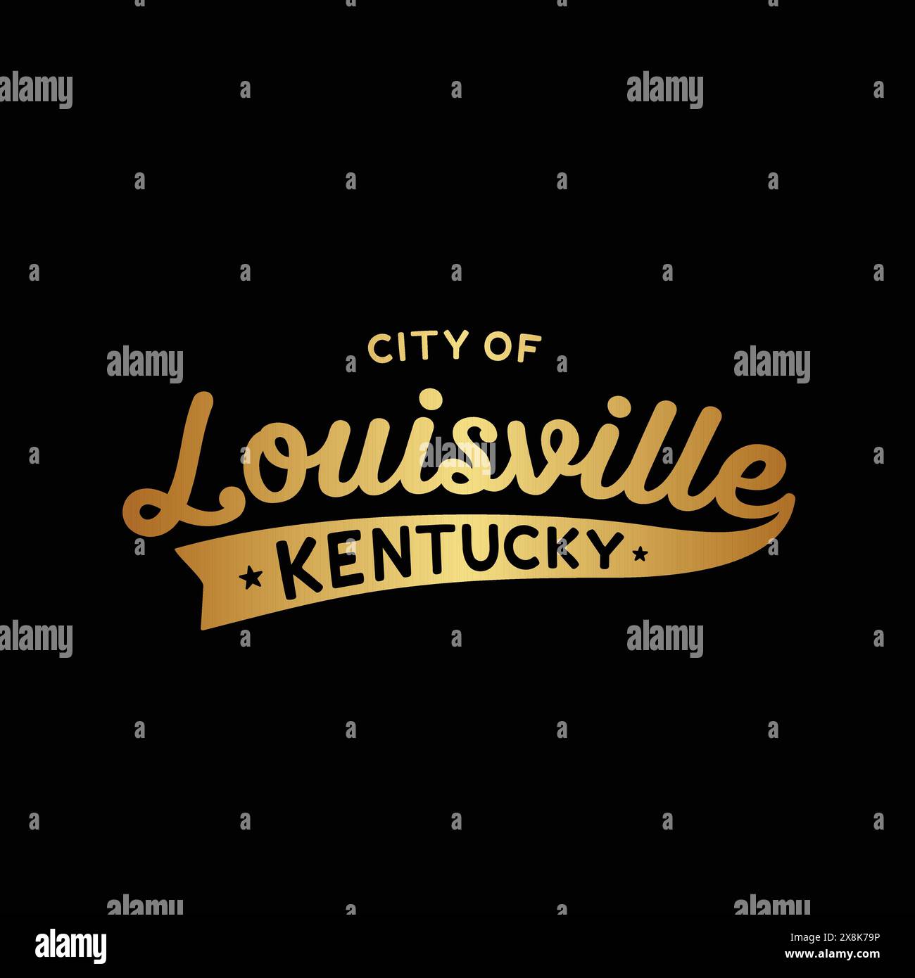 Kentucky typography hi-res stock photography and images - Alamy