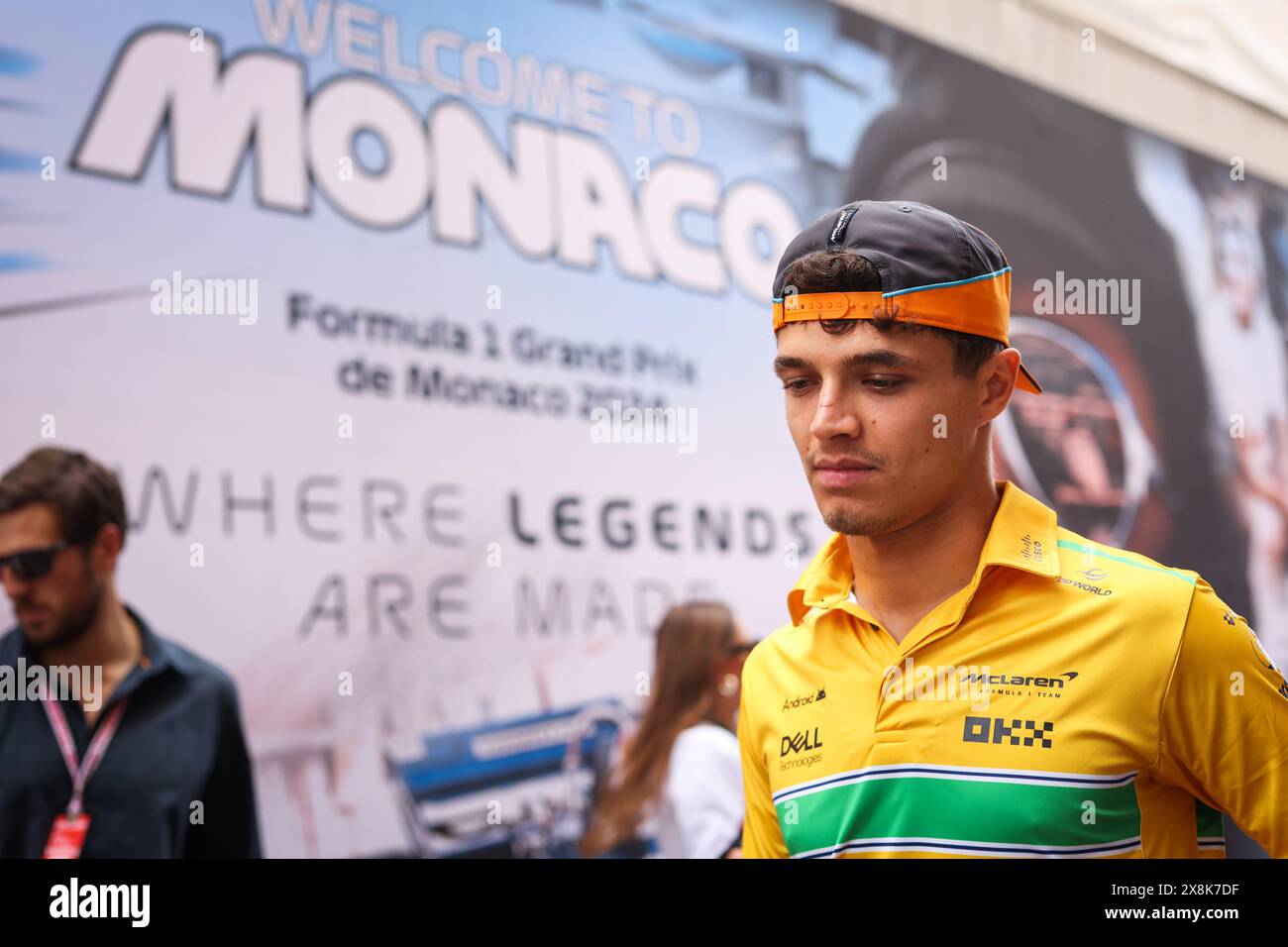Monaco. 26th May, 2024. NORRIS Lando (gbr), McLaren F1 Team MCL38, portrait during the Formula 1 ...