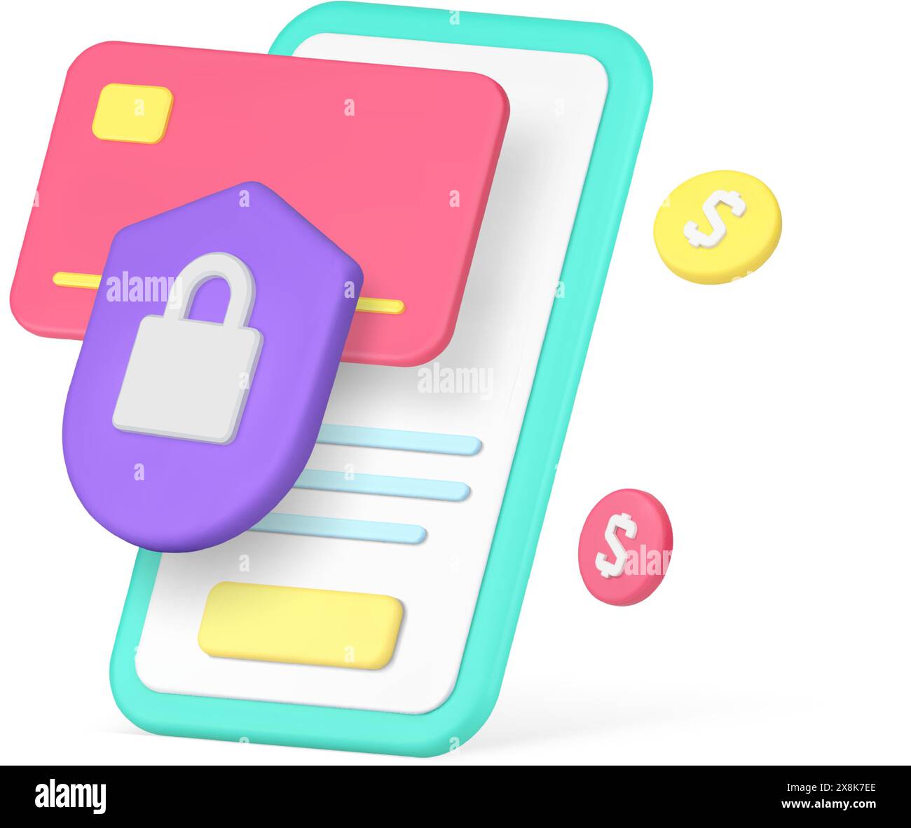 Online banking application money protection transfer safety smartphone ...