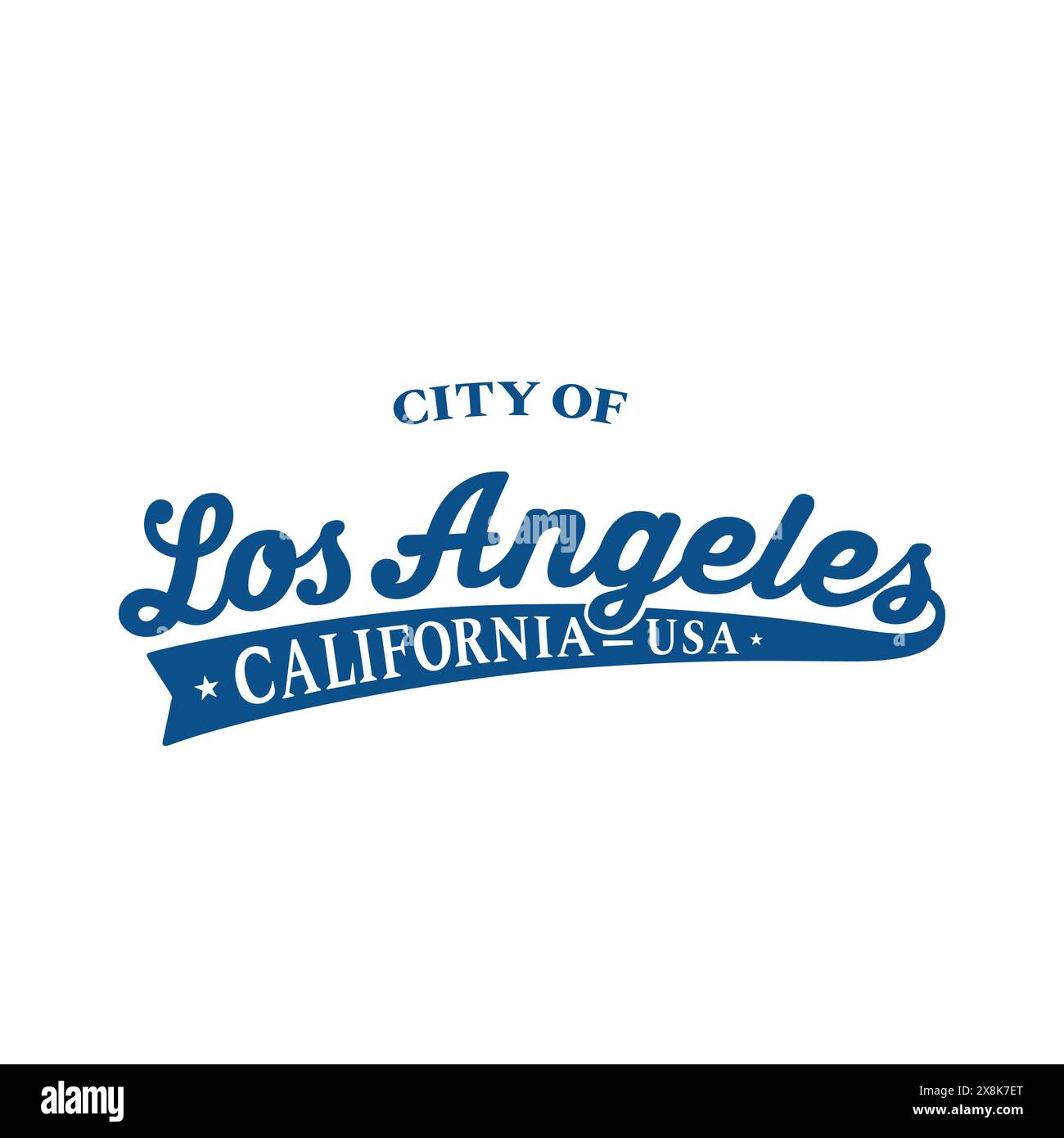 City of Los Angeles lettering design. Los Angeles, California ...