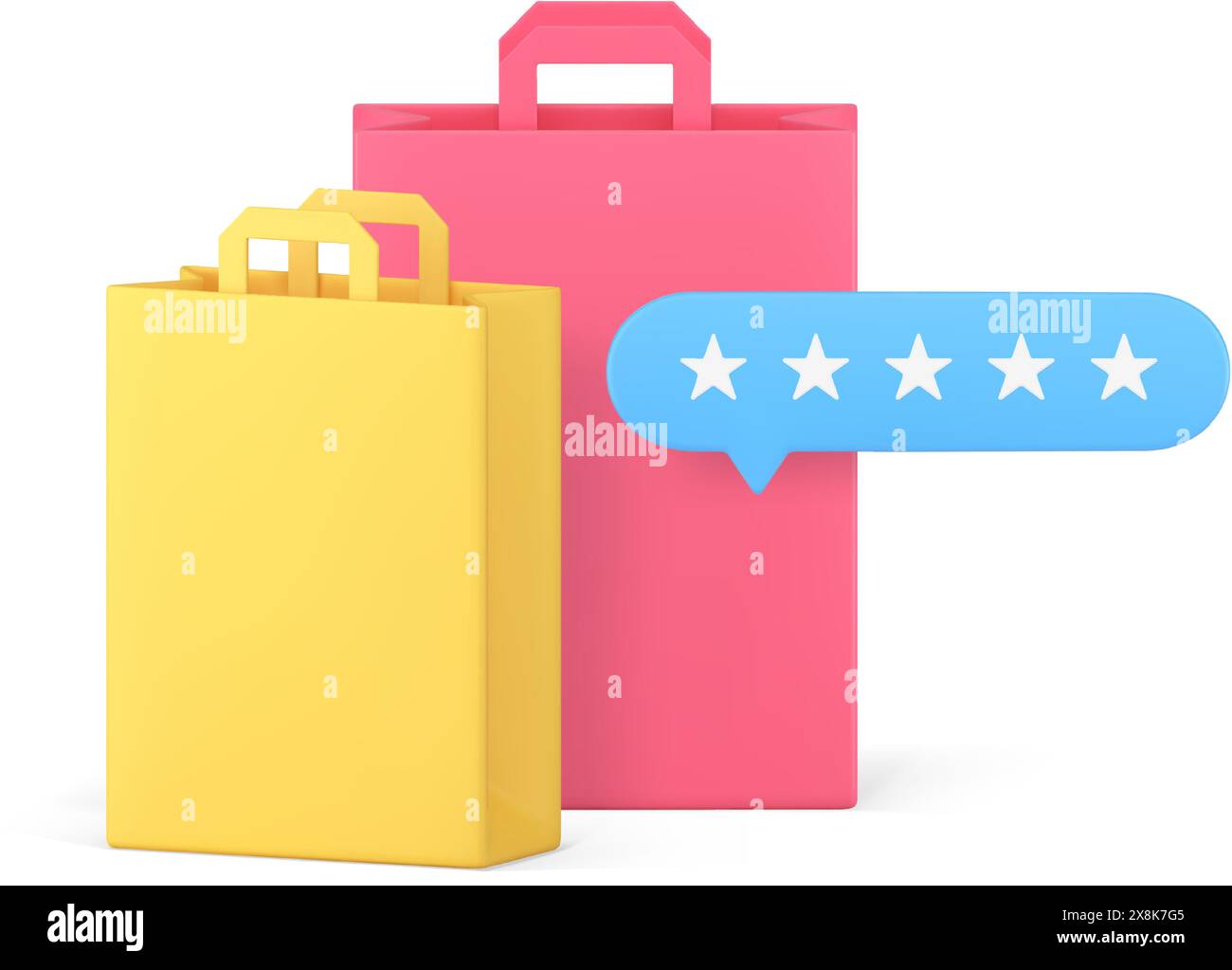 Best shopping rating customer review evaluation recommendation 3d icon ...