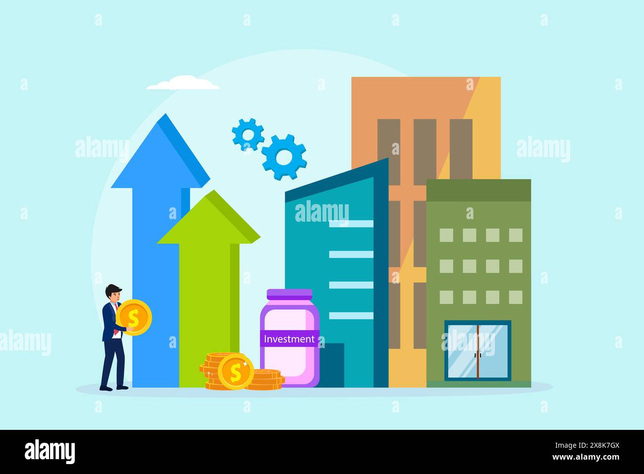 Property investment home loan Stock Vector Images - Alamy